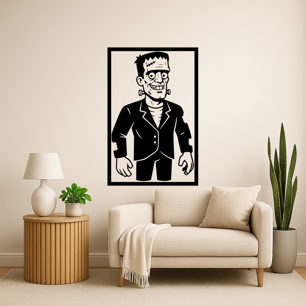 👹 Frankenstein's Monster Frankensteins Monster Mad Scientist Wall Art ...