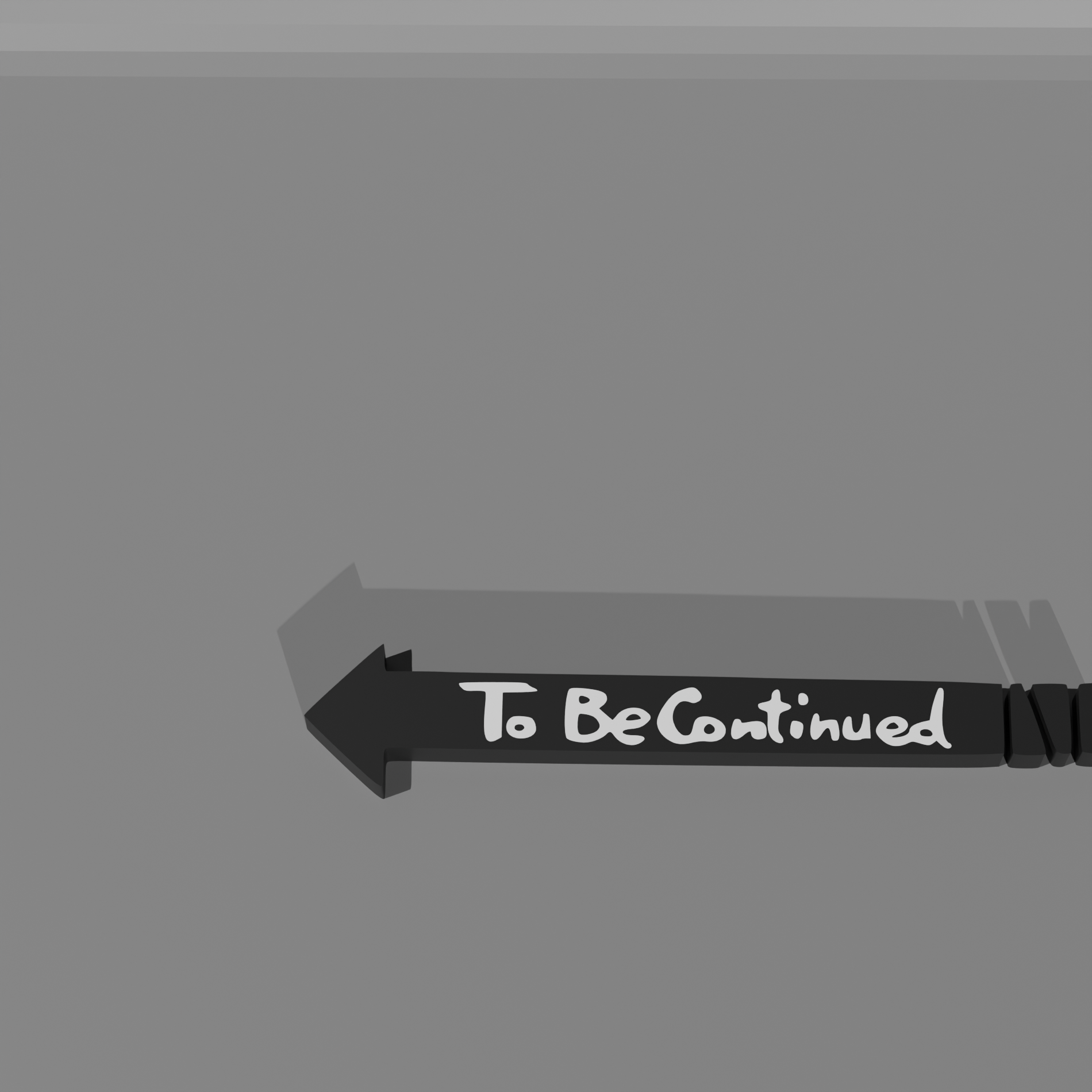 🎨 To Be Continued - Wall Art Multicolor・ 3D File for 3D printing・Cults