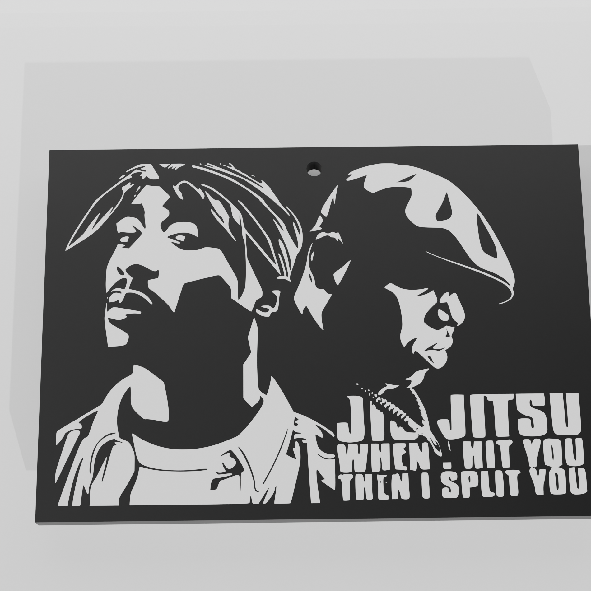 🎨 Tupac Big Decor Fan Art - Keychain Multicolor・ 3D File for 3D ...
