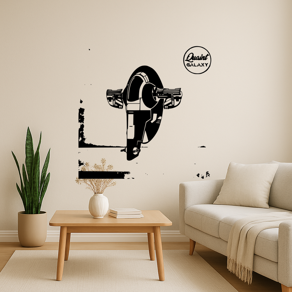 ⭐ Star Wars Star Wars Boba Fetts Ship Wall Art Framed・ 3D File for 3D ...