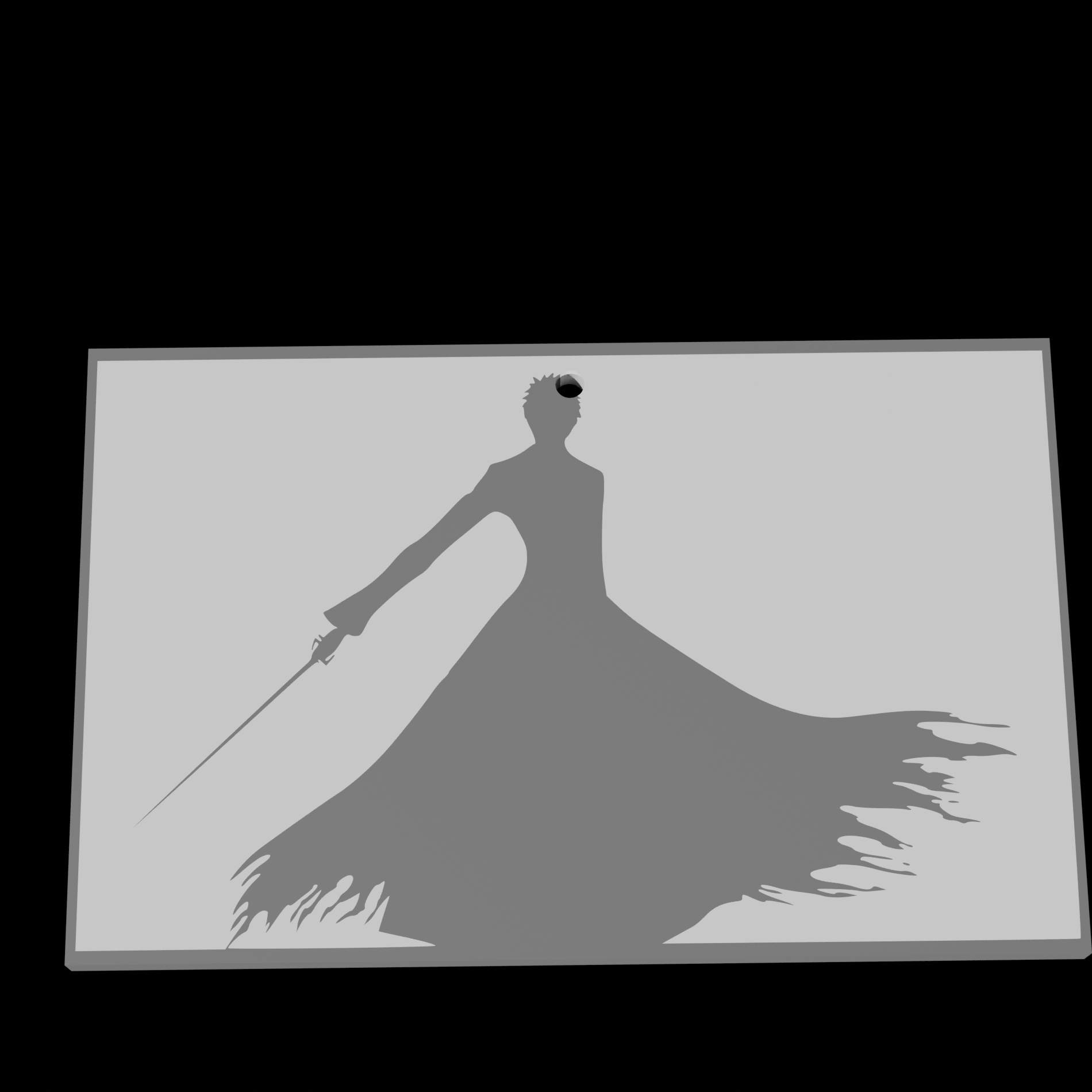 🗝️ Ichigo Bankai Bleach - Keychain Multicolor・ 3D File for 3D printing ...