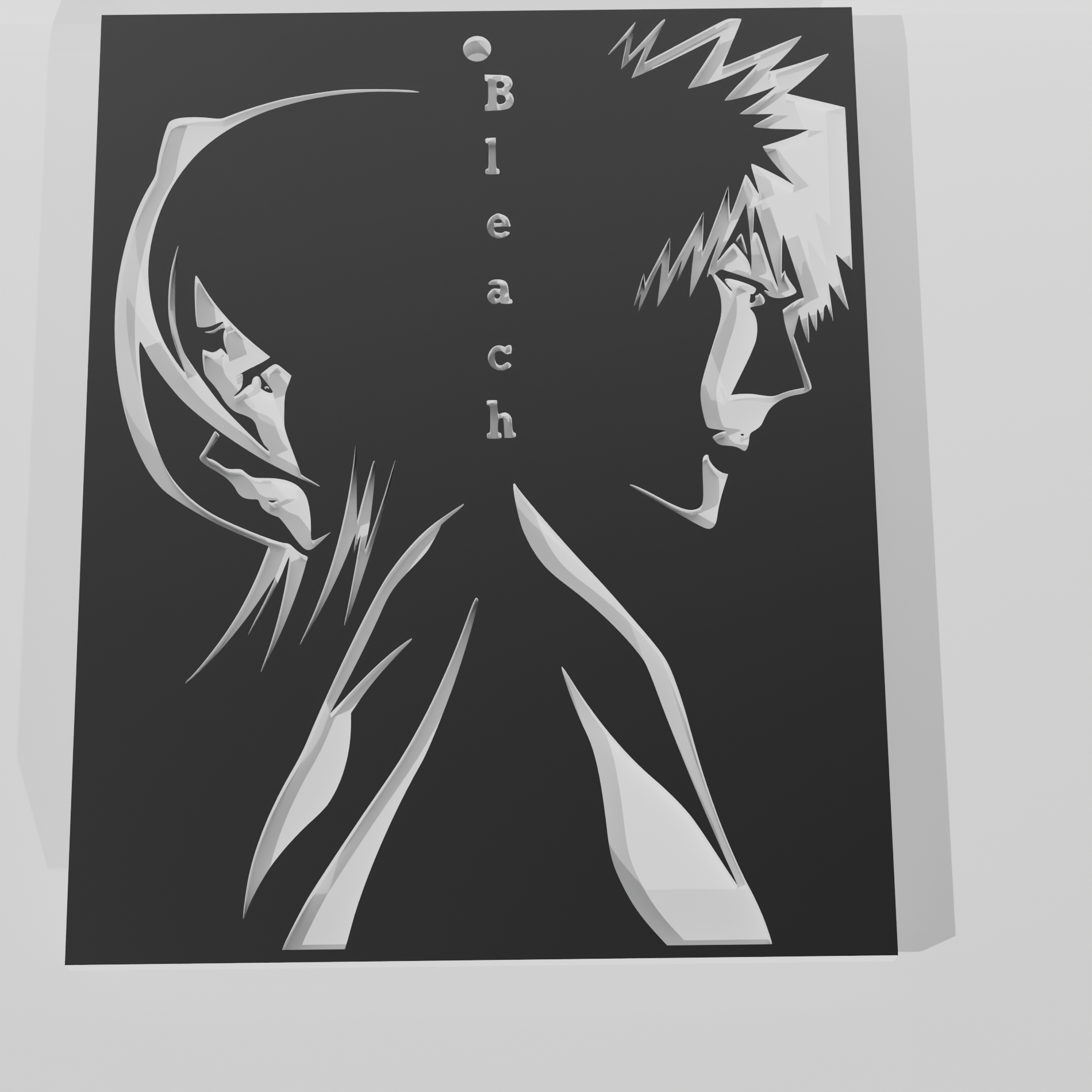 🗝️ Bleach Duality Decor - Llavero Onecolor・Archivo 3D para Impresión 3D ...