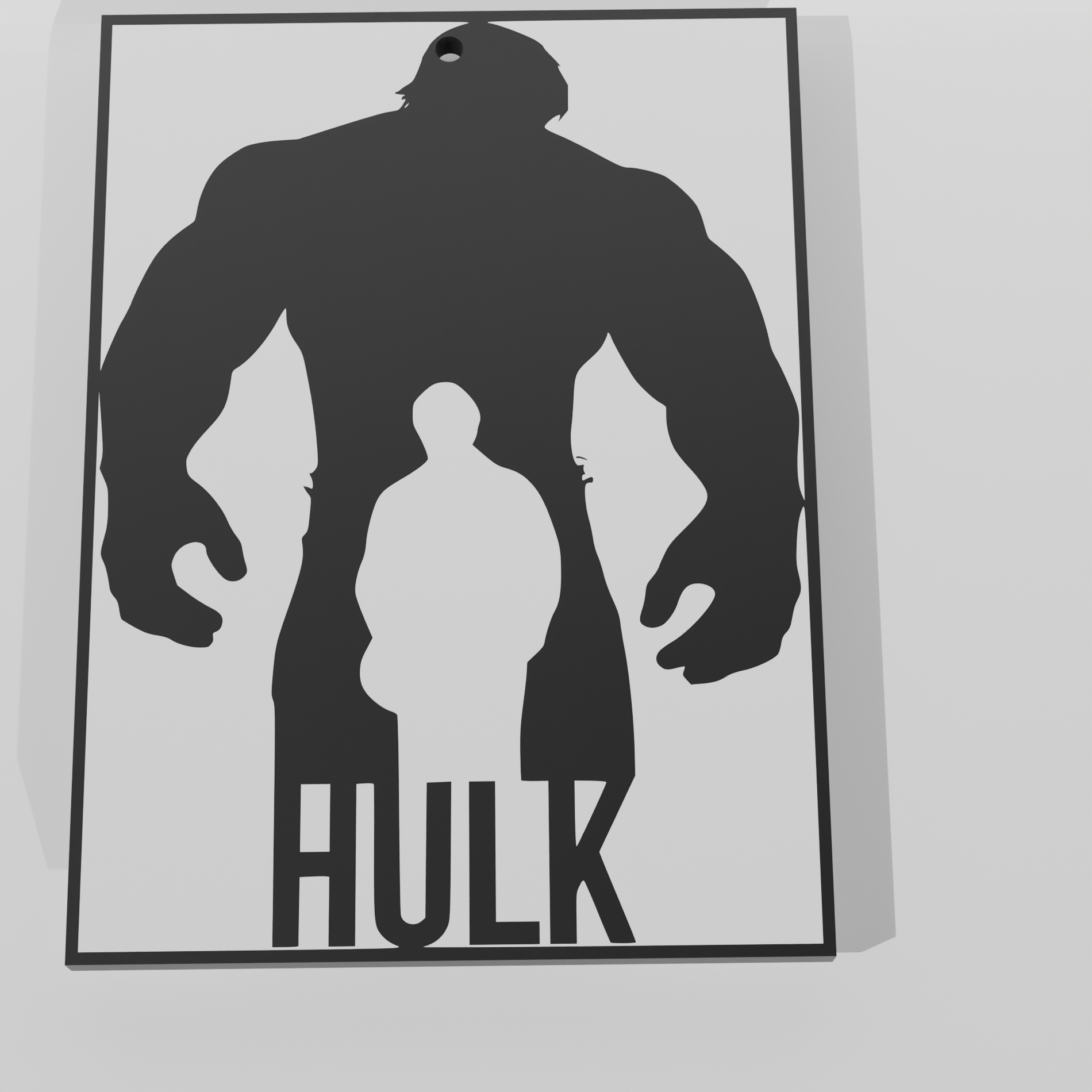 🗝️ Hulk Decor Marvel - Keychain Multicolor・ 3D File for 3D printing・Cults