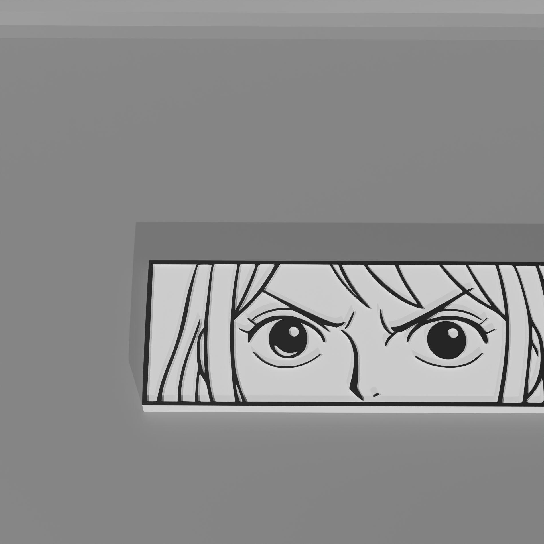 🎨 Nami One Piece - Wall Art Onecolor・ 3D File for 3D printing・Cults