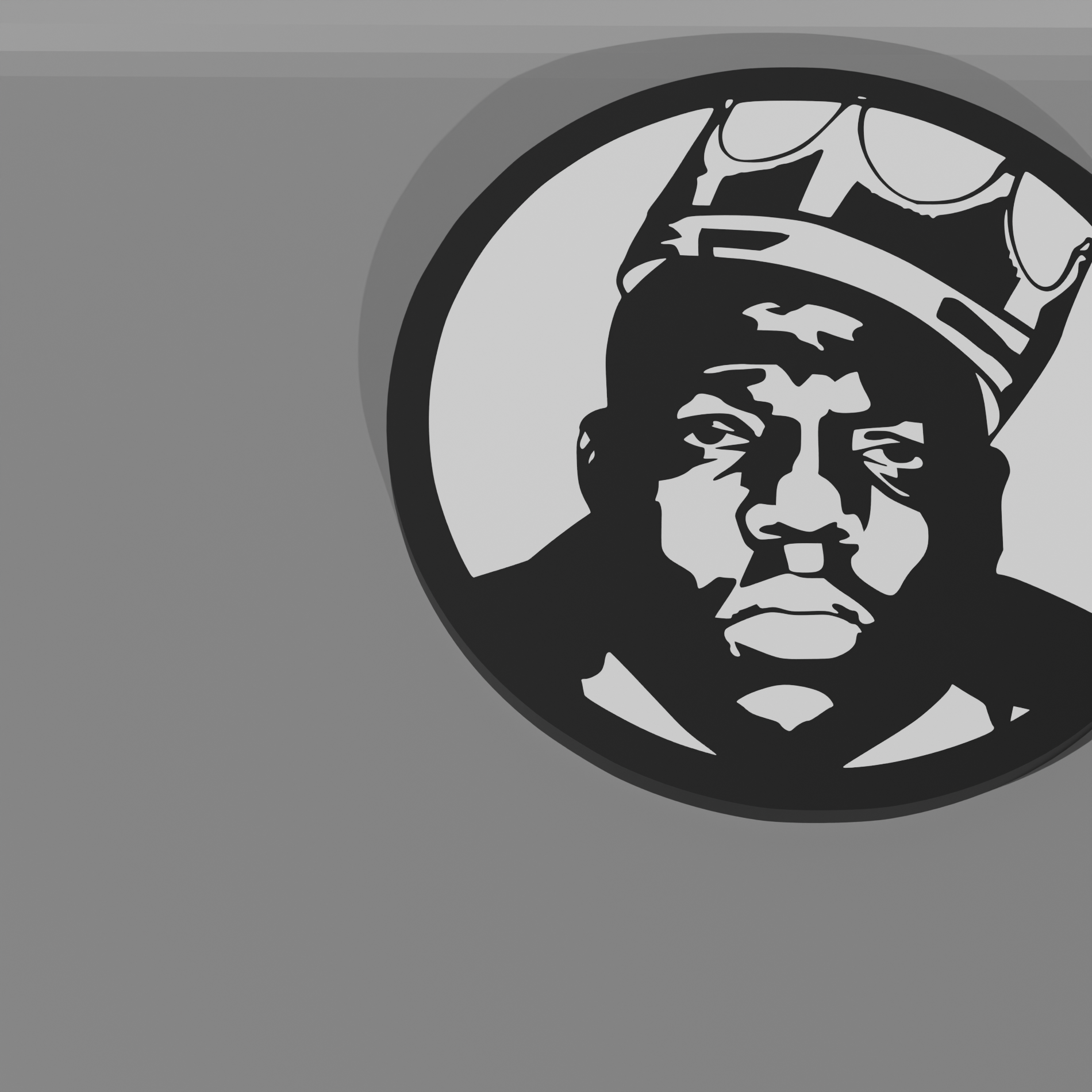 🤏 Biggie Small B I G Notorious - Wall Art Multicolor・ 3D File for 3D ...