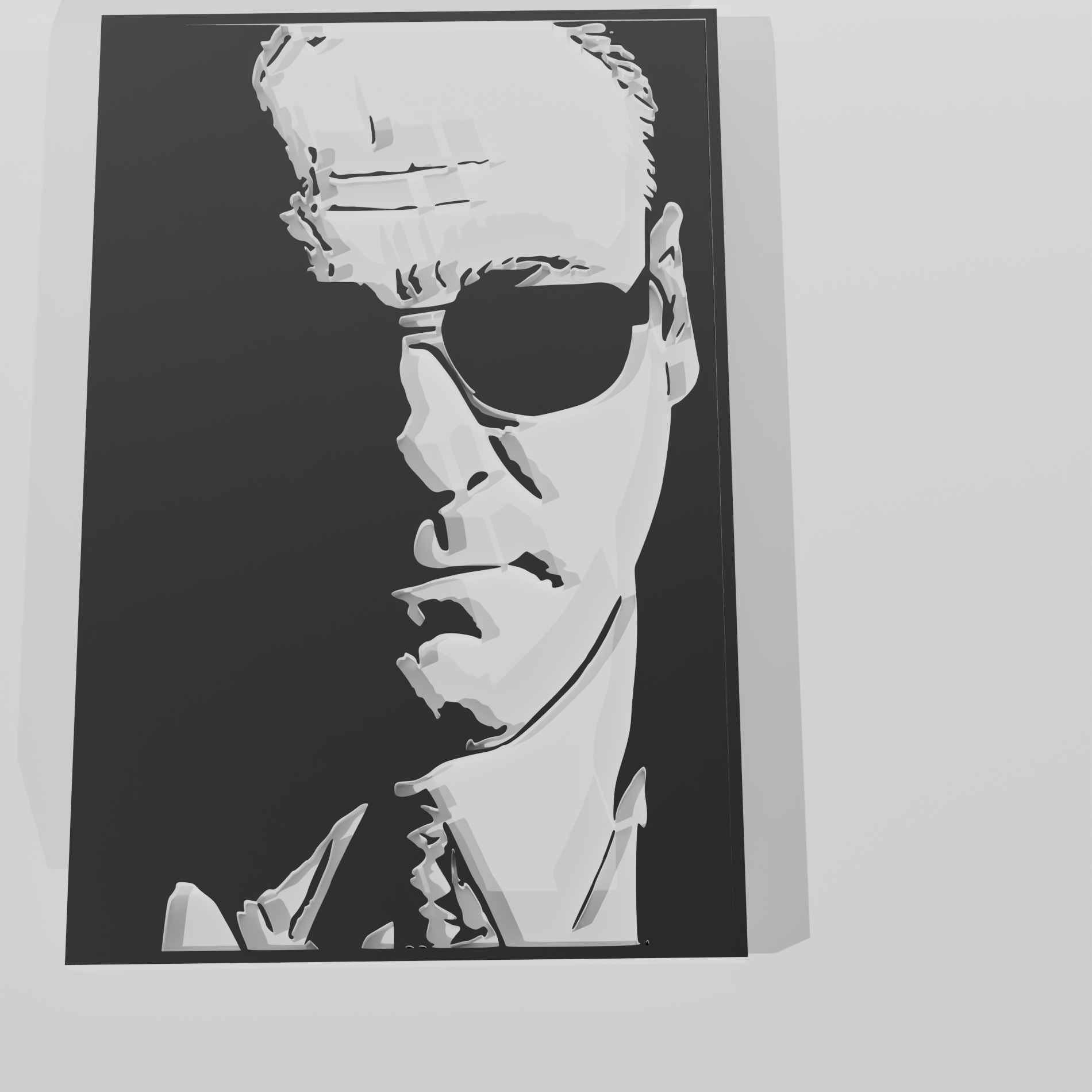 🎨 Tony Sopranos Decor - Wall Art Onecolor・ 3D File for 3D printing・Cults