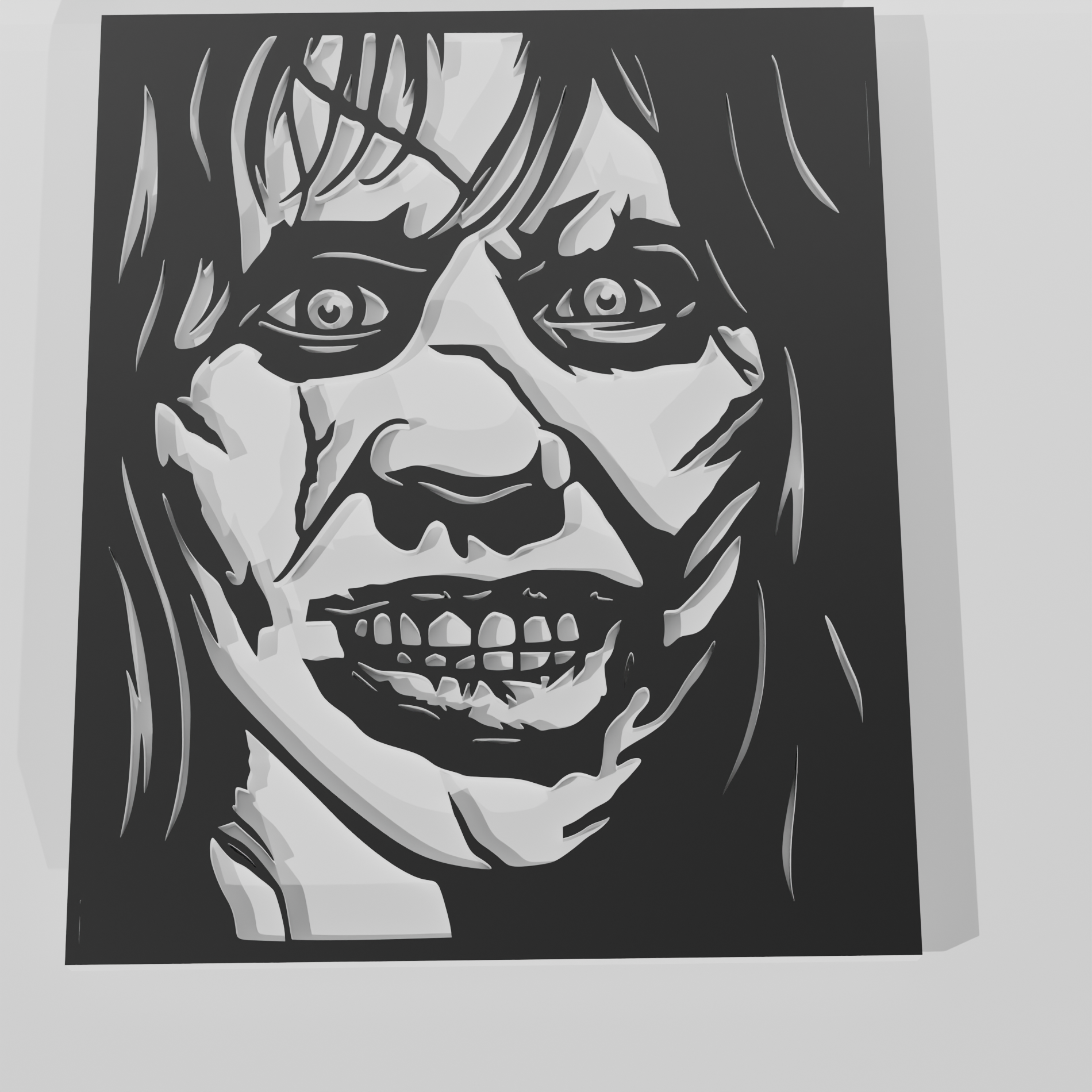 🎨 The Conjuring Decor - Wall Art Onecolor・ 3D File for 3D printing・Cults