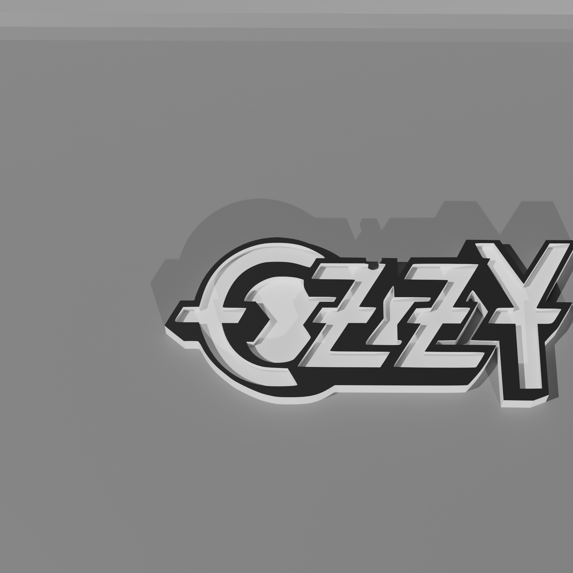 🗝️ Ozzy Osbourne - Keychain Onecolor・ 3D File for 3D printing・Cults