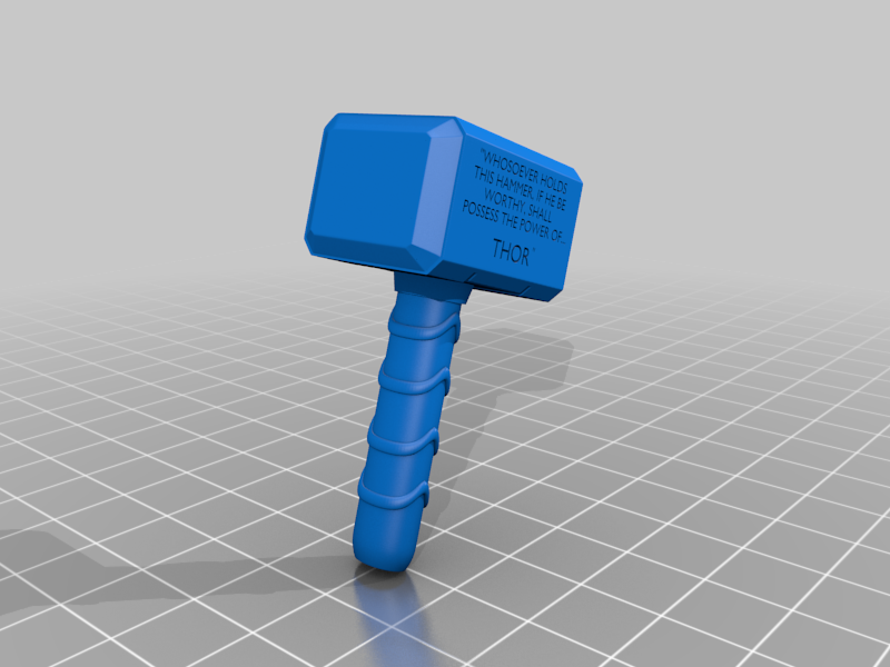 Free 3D file Mjolnir & Stormbreaker Display 👽 ・3D print design to ...