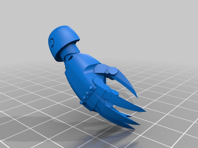🤖 close combat claws for one robot boi・Free 3D File for ・Cults