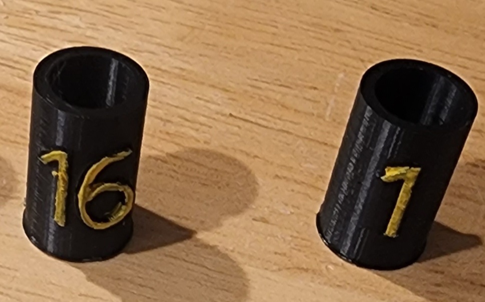 Free 3D file Pigtail Numbering Collar - Double Sided 🔧 ・3D printer ...