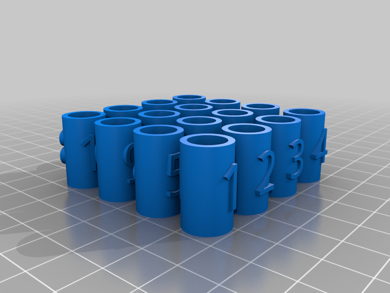 Free 3D file Pigtail Numbering Collar - Double Sided 🔧 ・3D printer ...