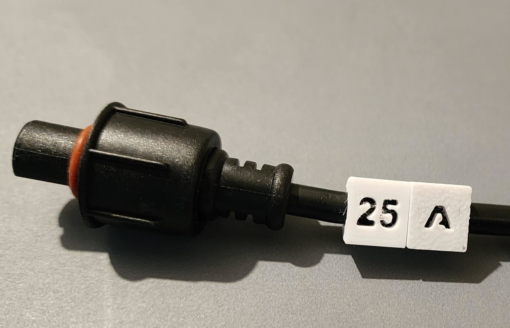 🔌 xLights Pigtail Snap-On Labels・Free 3D File for ・Cults