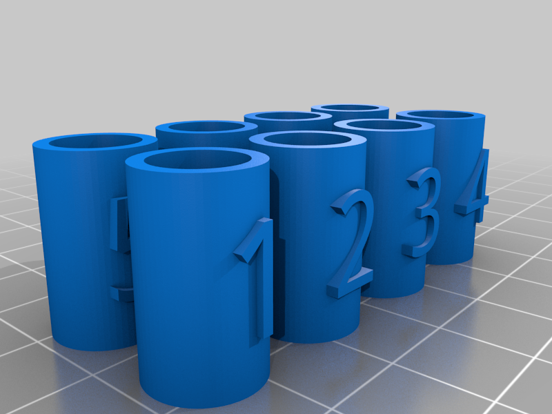 Free 3D file Pigtail Numbering Collar - Double Sided 🔧 ・3D printer ...
