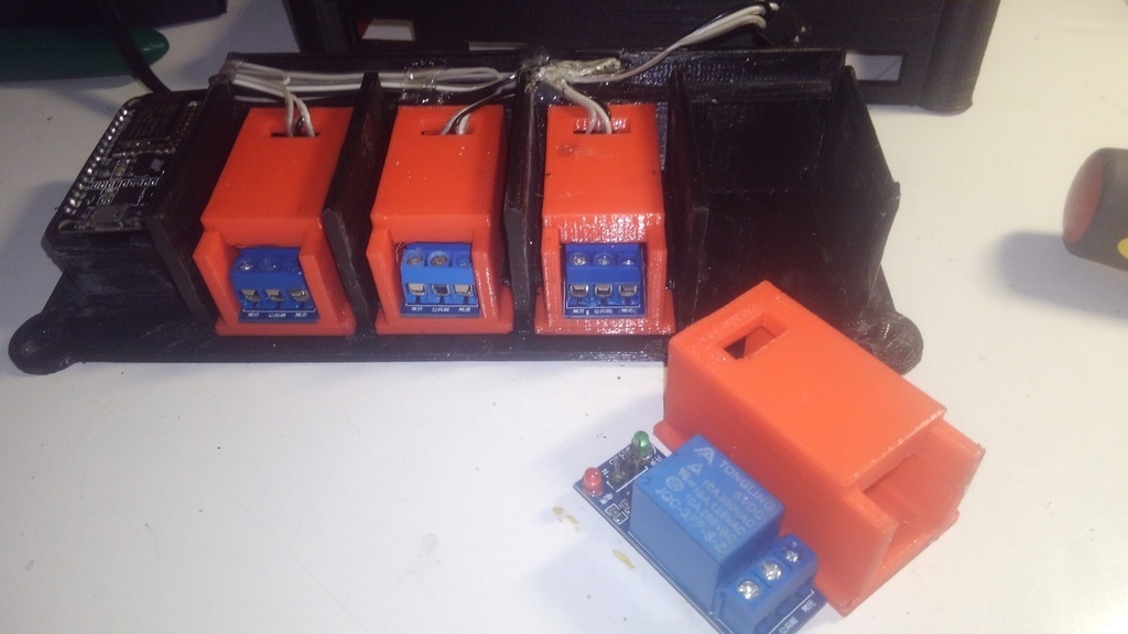 Free 3d File Modular Nodemcu Relay Controller 👽 ・3d Printer Design To