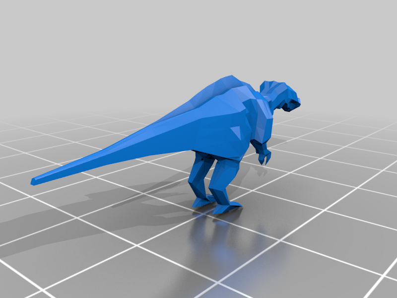 Free 3D file Low Poly Dinosaur 🦖 ・3D print object to download・Cults