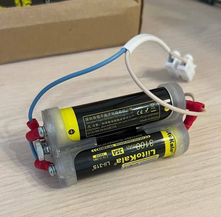 🔋 3S Battery holder for 18650, 18500, 18350 etc・Free 3D File for ・Cults