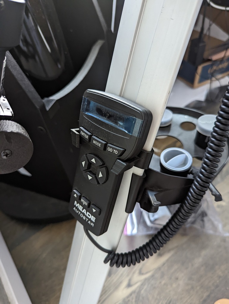 Free 3D file Meade DS-90 Tripod Clip-On Holder for Autostar and ...