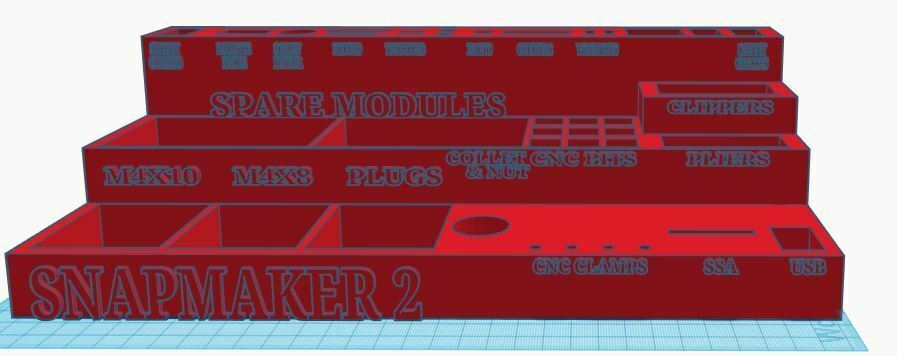 🔧 Snapmaker 2 Organizers・Free 3D File for ・Cults