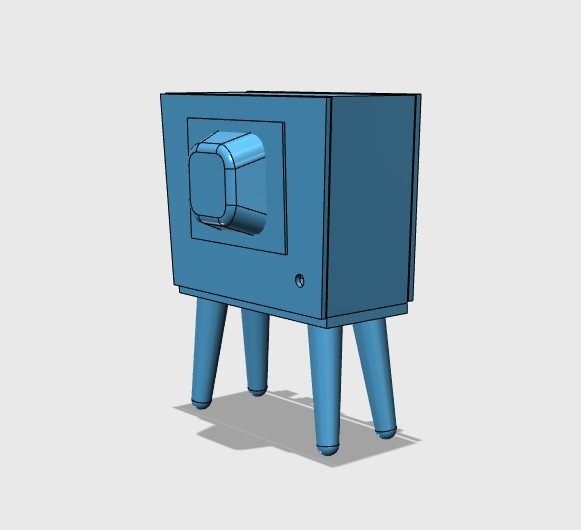Free STL file Miniature retro TV 🎲 ・Object to download and to 3D print ...