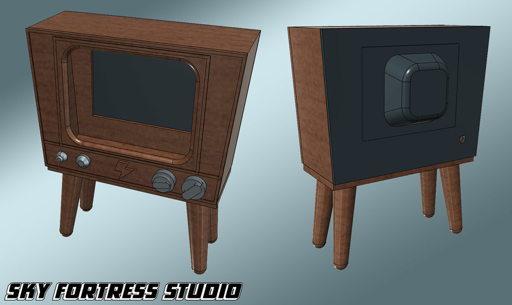 Free STL file Miniature retro TV 🎲 ・Object to download and to 3D print ...