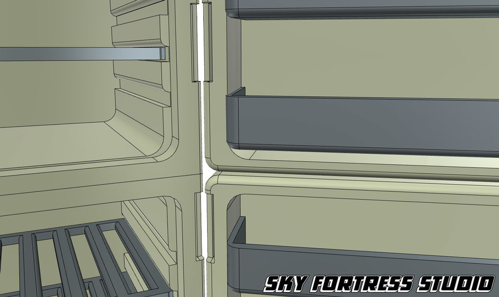 Free STL file Miniature retro fridge v2 🎲 ・3D print object to download ...