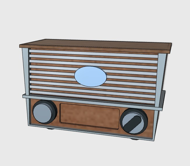 Free STL file Miniature retro radio 📻 ・3D printing idea to download・Cults