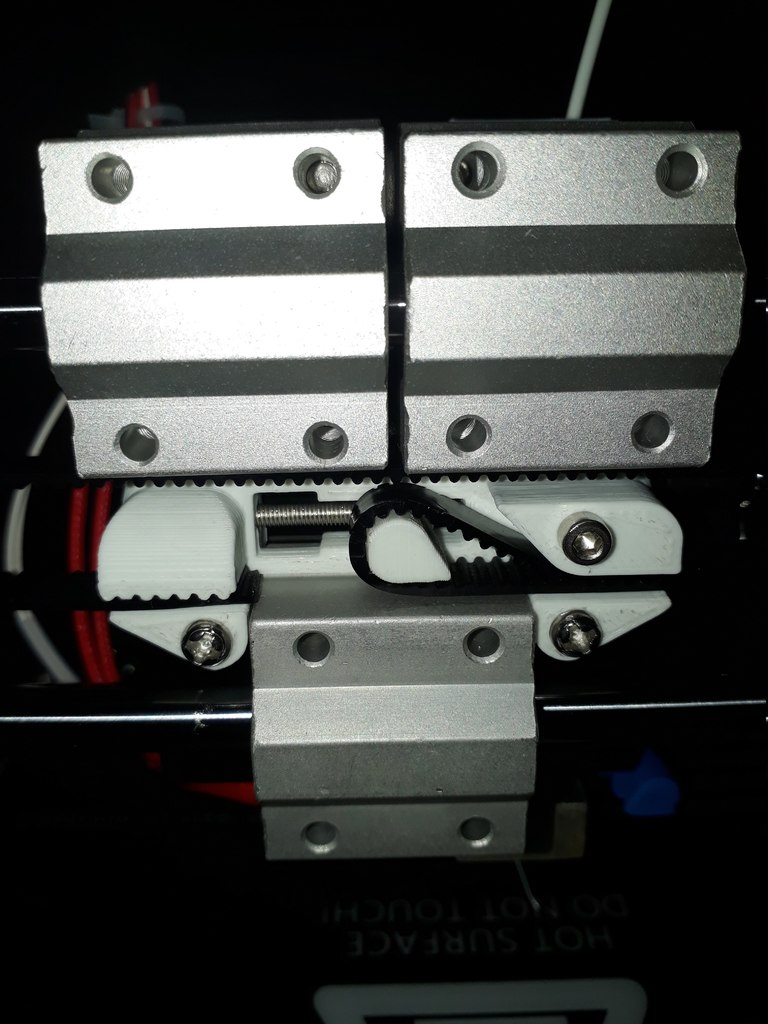 3D print Anet A8 X Belt holder and tensionner・Cults