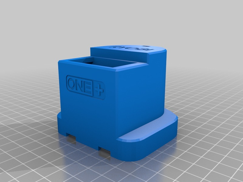 Free 3D file USB Power Bank for Ryobi 18v One+ battery 💾 ・Template to ...