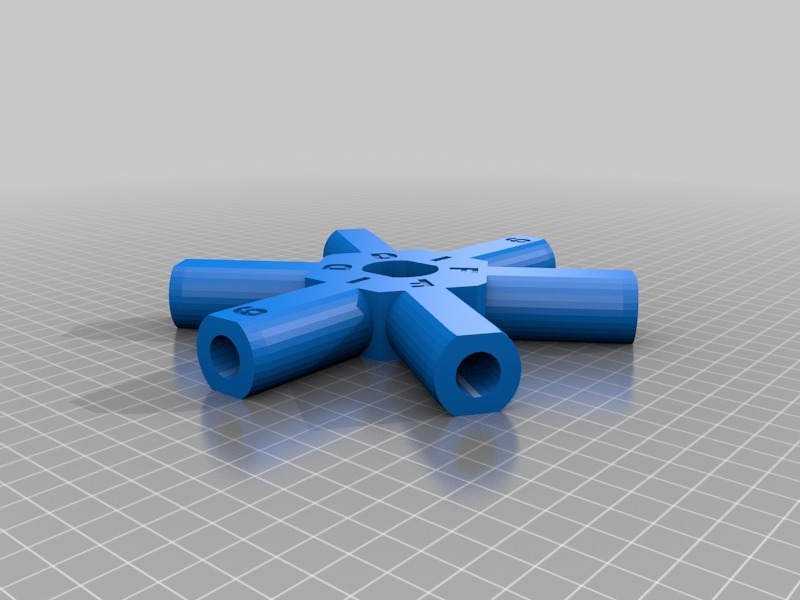 Free 3D file Geodesic Dome 8V connectors for 1" PVC pipes 💭 ・Object to ...