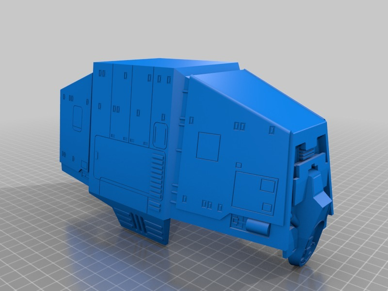 🎲 Detailed Body for Motorized AT-AT・Free 3D File for ・Cults