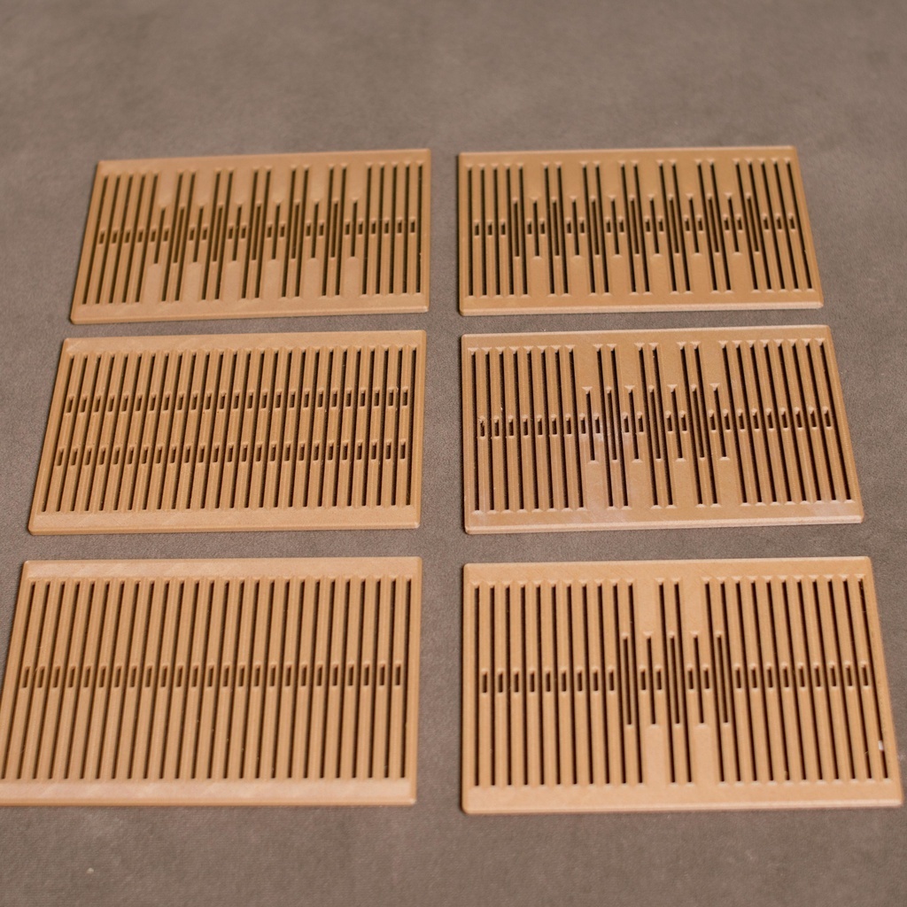 👽 rigid heddles for band weaving・Free STL File for 3D printing・Cults