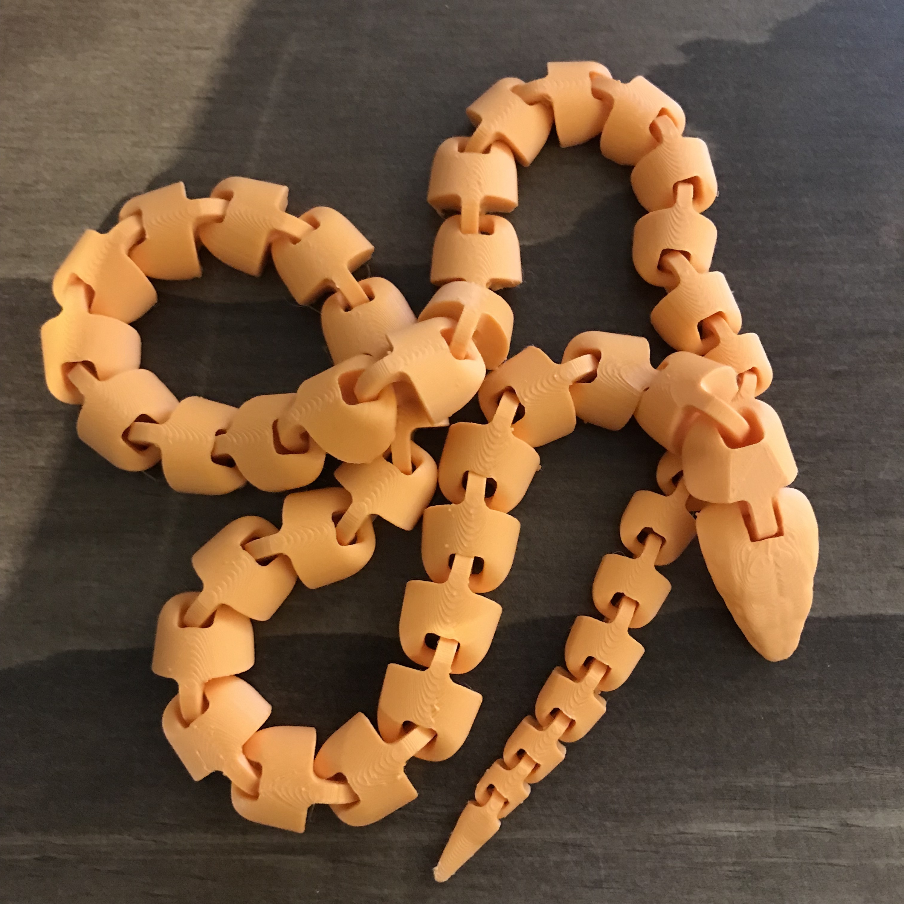 3D printing Articulated Snake v1 by Onasiis・Cults