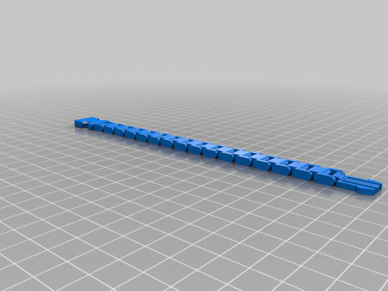 Free 3D file Link bracelet with snap buckle 🔗 ・3D printer design to ...