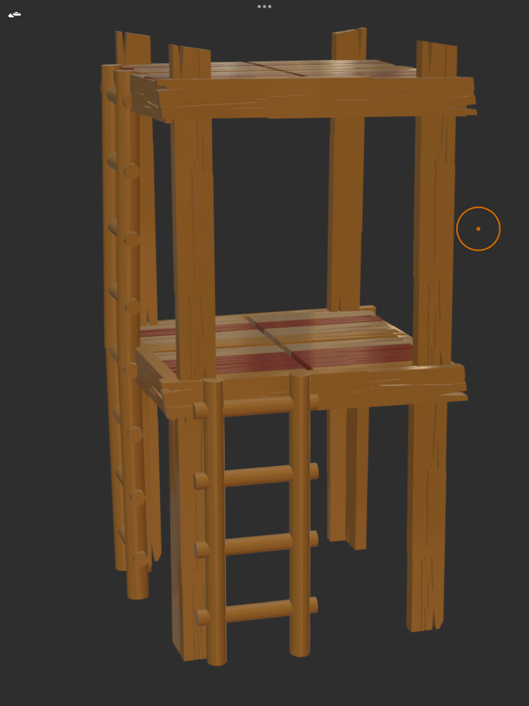 🪵 Dnd wooden tower terrain piece・Free 3D File for ・Cults