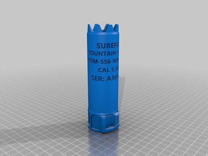 🔫 Airsoft Surefire Barrel Extensions・Free 3D File for ・Cults