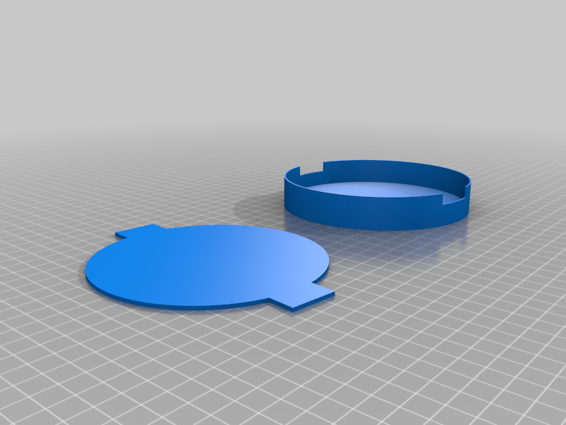 Archivo STL gratis BASE SELLO + MANGO CON ROSCA + CAJA TINTA CON TAPA 🥭 ...