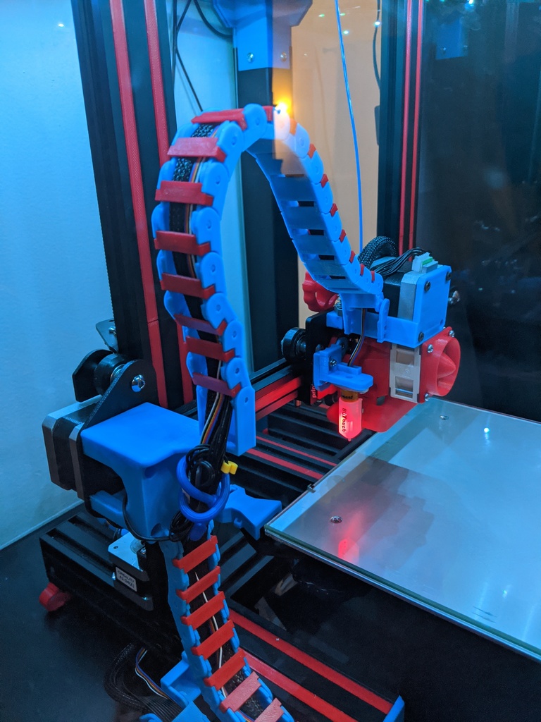 🔌 Ender 3/Pro Gantry Cable Chain Adapter for Direct Drive・Free 3D File ...