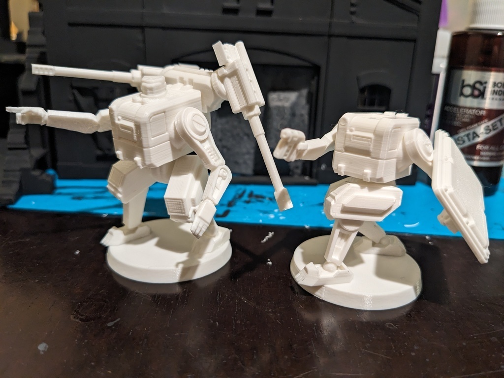 🤖 FR-1 "The Fridge" - 15mm Supportless Mech Miniature for FDM Printing ...
