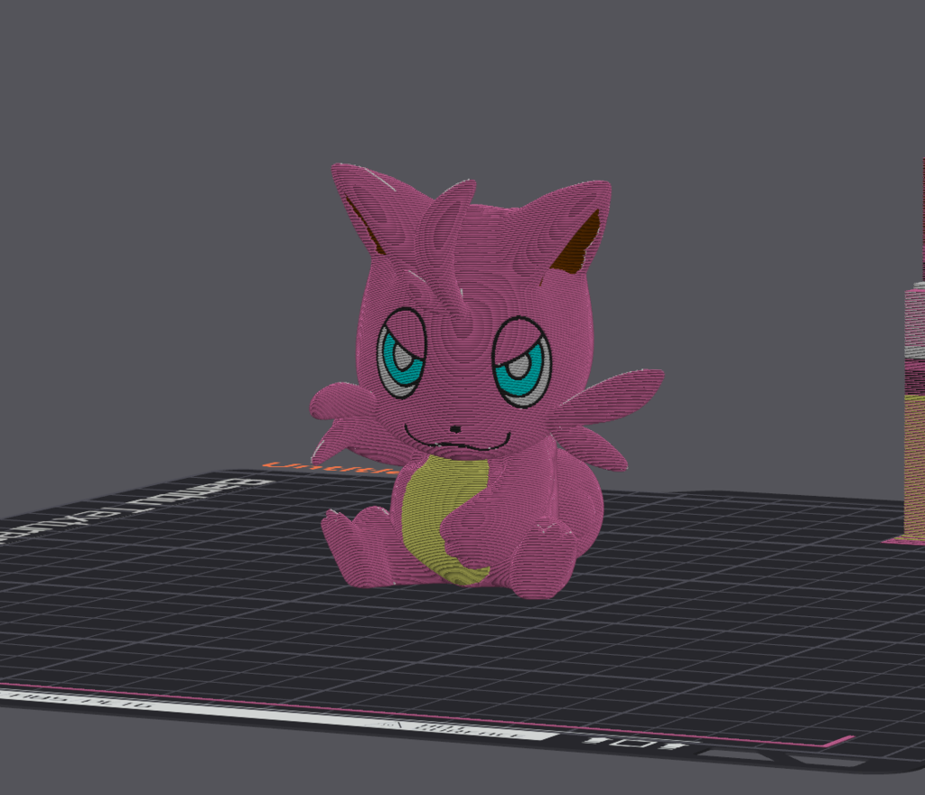 Free 3D file Cattiva Palworld Painted 🐉・Template to download and 3D ...