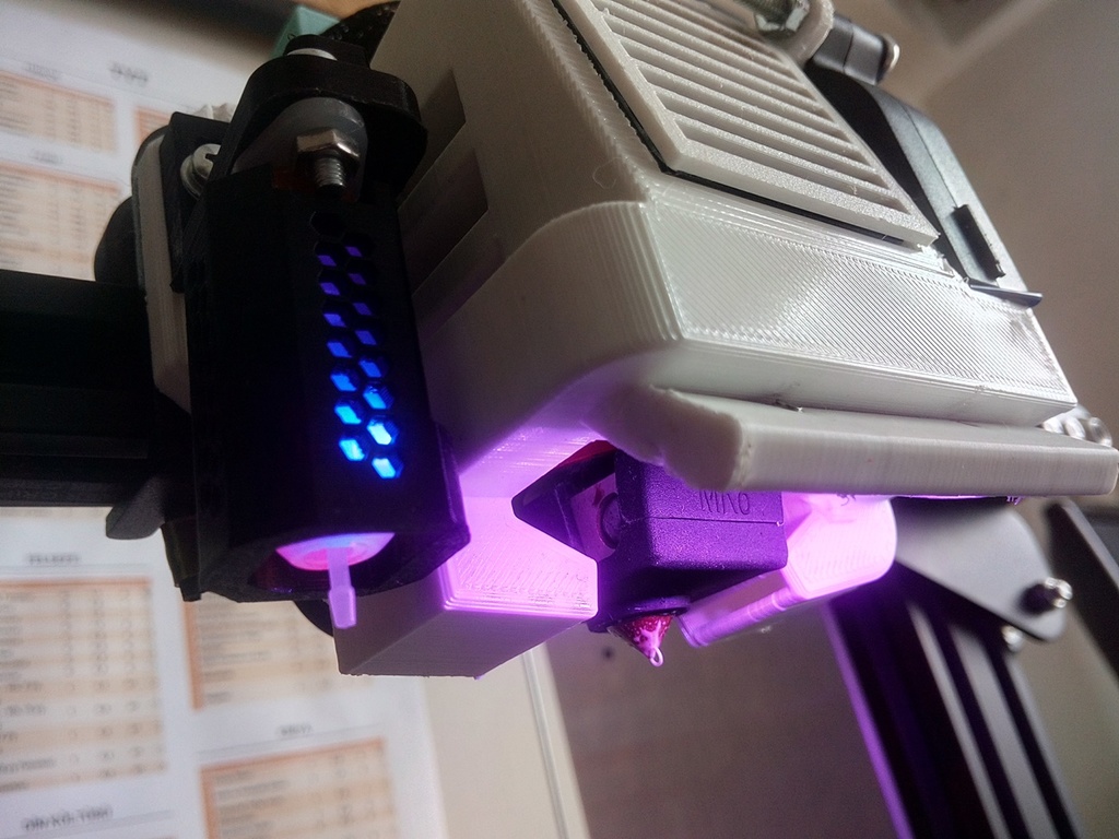 🔧 Satsana Remix for CR10S Pro Hotend + Neopixel Stick + Adj. BLTouch Mount + 5015 FAN・Free 3D ...