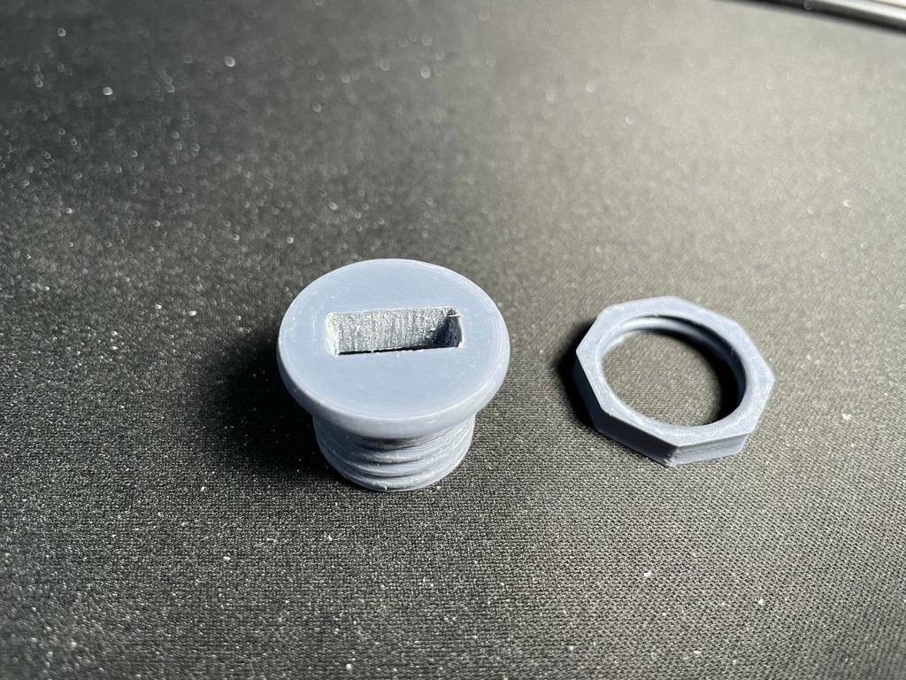 Archivo 3D gratis USB Montaje en panel Roscado 💾 ・Modelo para descargar ...