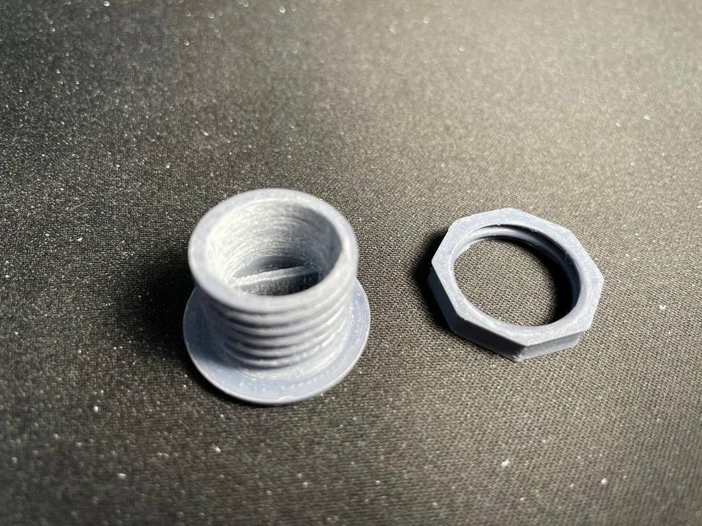 Archivo 3D gratis USB Montaje en panel Roscado 💾 ・Modelo para descargar ...