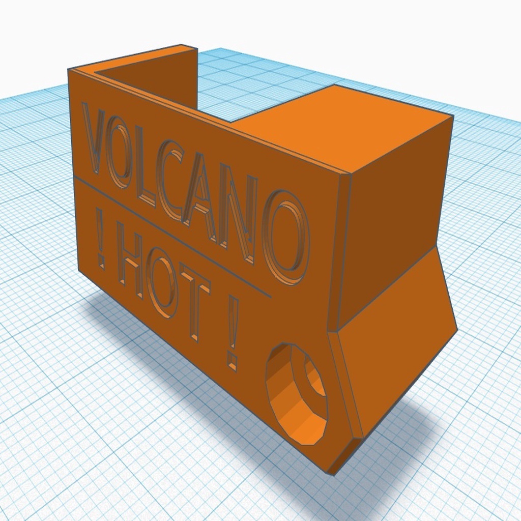 Fichier 3D gratuit E3D Volcano Part Fan pour Prusa I3 MK2 🌋 ・Plan pour ...