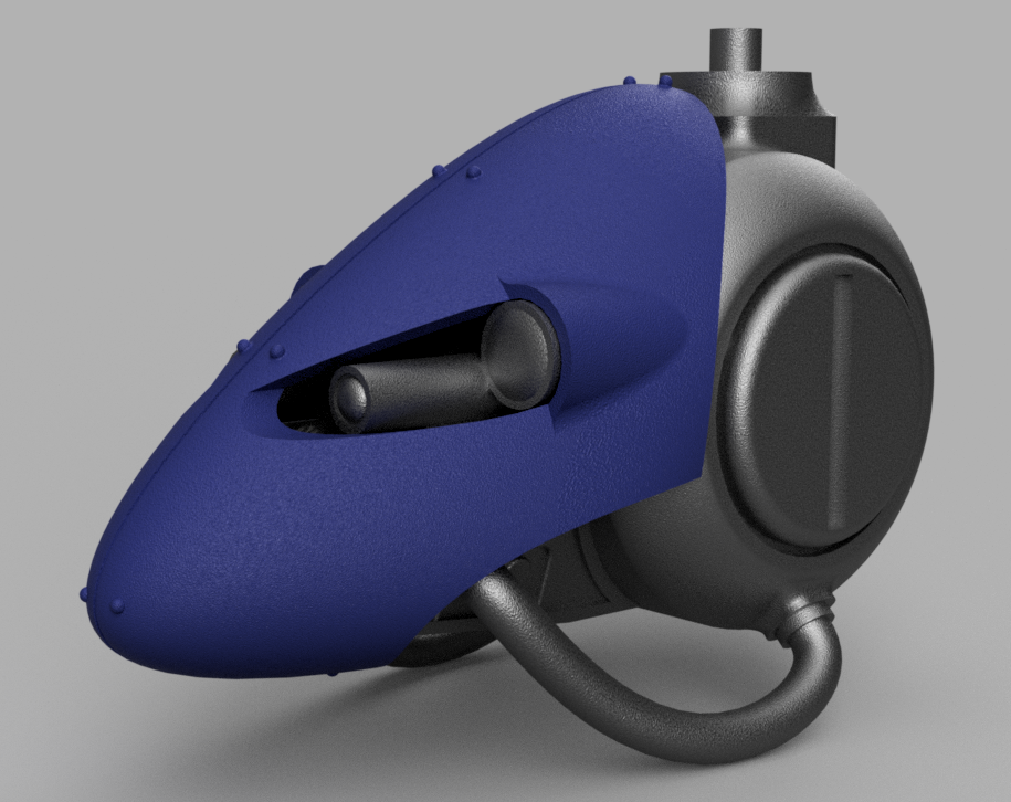 🎨 Beaky Armiger Knight Head 40K V2・Free 3D File for ・Cults