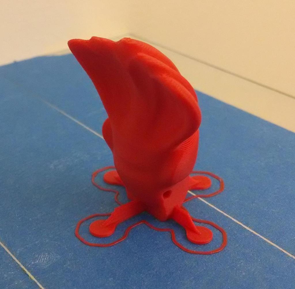 3D print Crayfish tail with printing supports・Cults