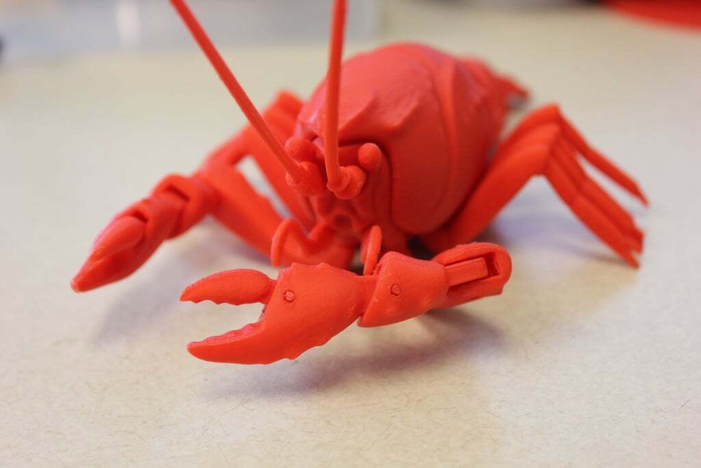 3D printable Articulated Crayfish・Cults