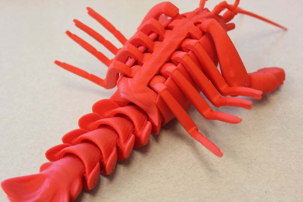 3D printable Articulated Crayfish・Cults