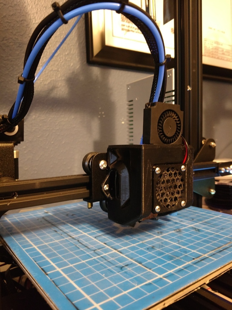 🧞‍♂️ CR-10 / Ender Hotend stock fan shroud with ezabl mount・Free 3D ...