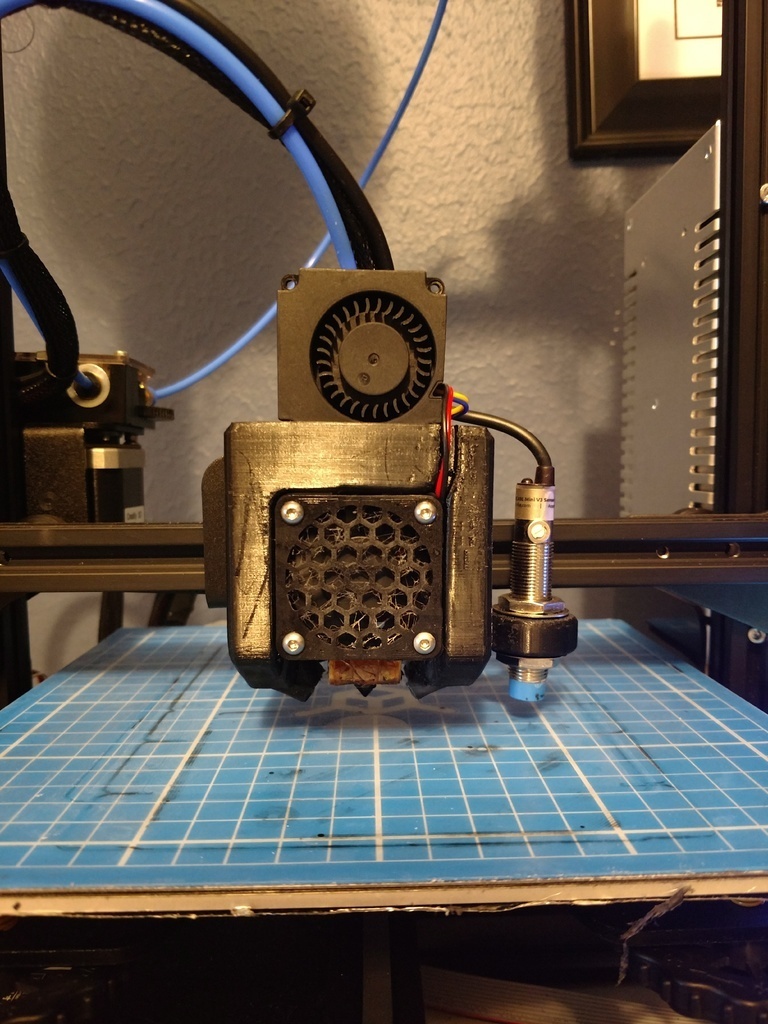 🧞‍♂️ CR-10 / Ender Hotend stock fan shroud with ezabl mount・Free 3D ...